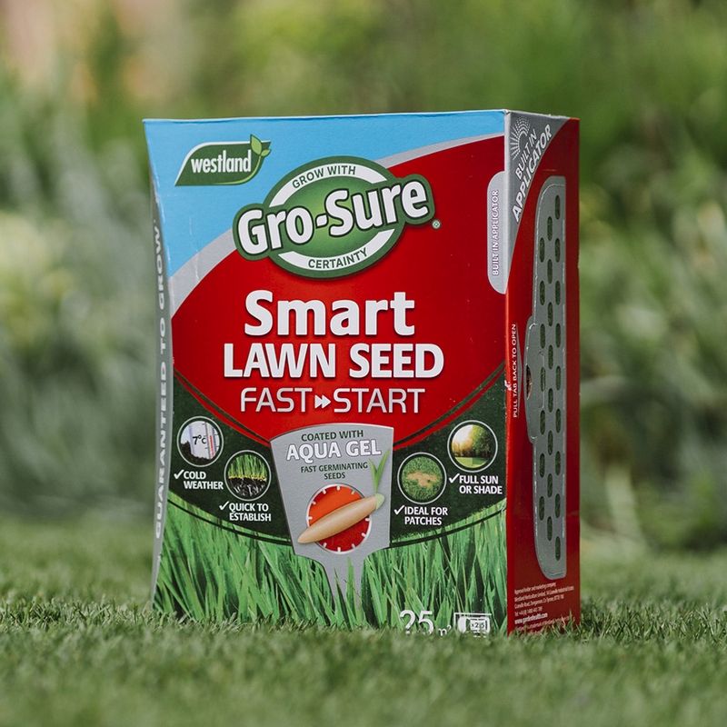 Gro-Sure Smart Lawn Seed Fast Start - 25sqm only 15.99 – Quality Discounts