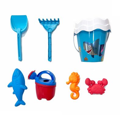 Blue Shark Bucket Beach Play Set only 5.99 – Quality Discounts