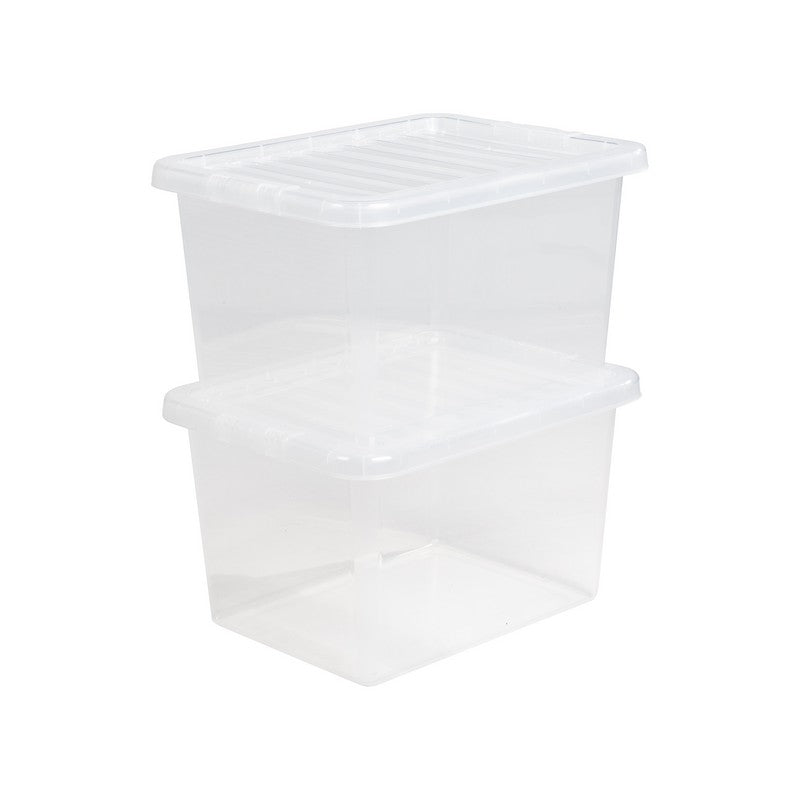 Plastic Storage Box 25 Litres - Clear Crystal by Wham only 4.99 ...