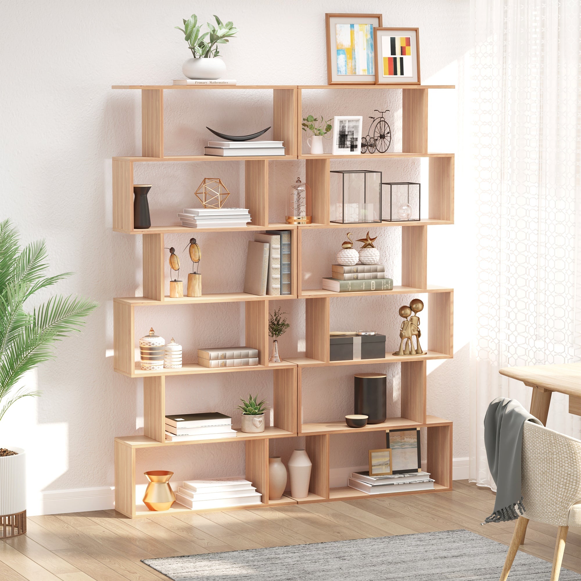 6-Tier S-Shaped Shelf Unit only 69.99 – Quality Discounts