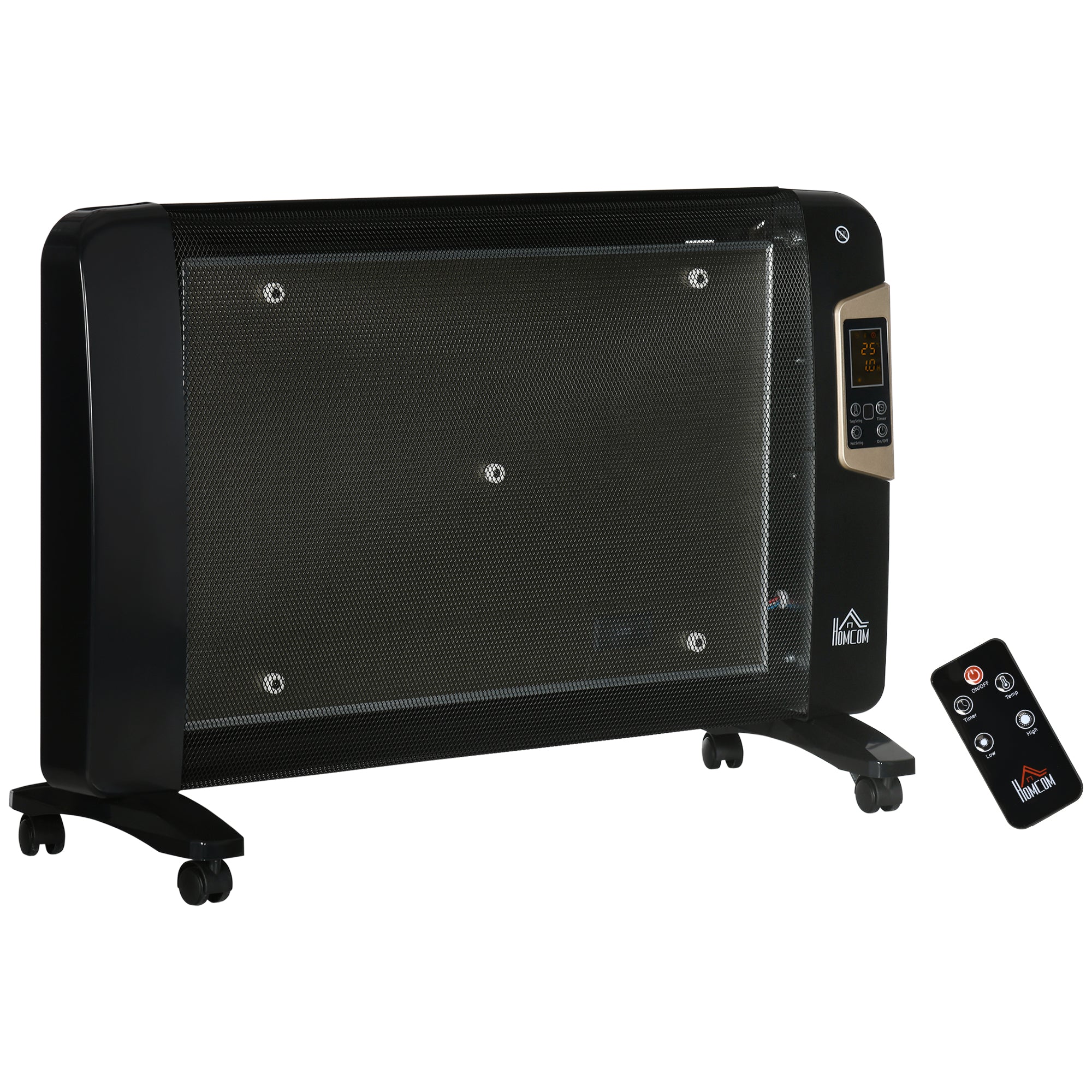 2000W Freestanding Space Heater With Remote Control Black only 69.99 ...