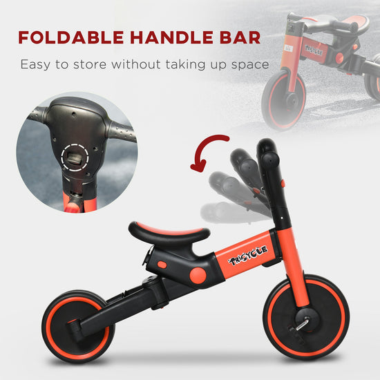 4-In-1 Tricycle For Kids Baby Trike With Adjustable Push Handle ...